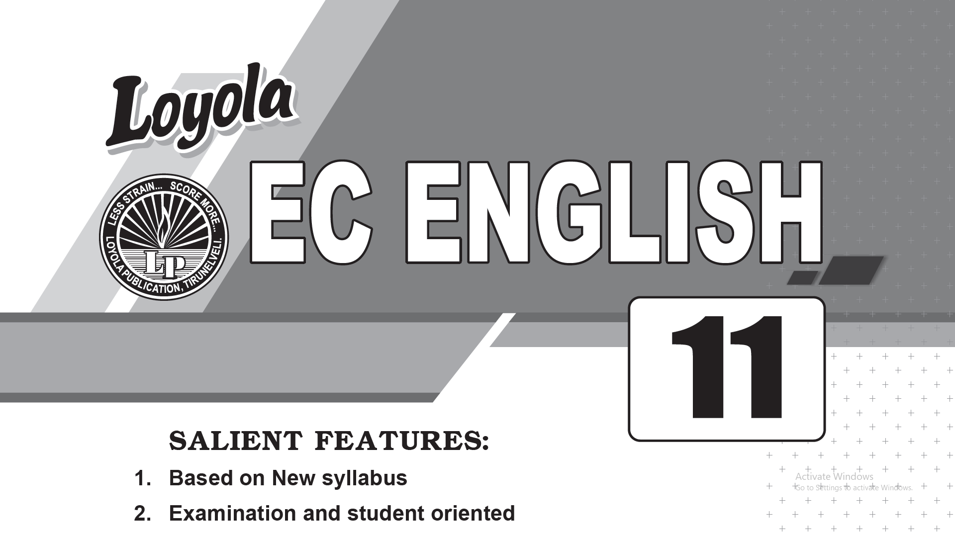 11th English EC Loyola Guide New Edition 2024 - 2025 : Kalvi Nesan