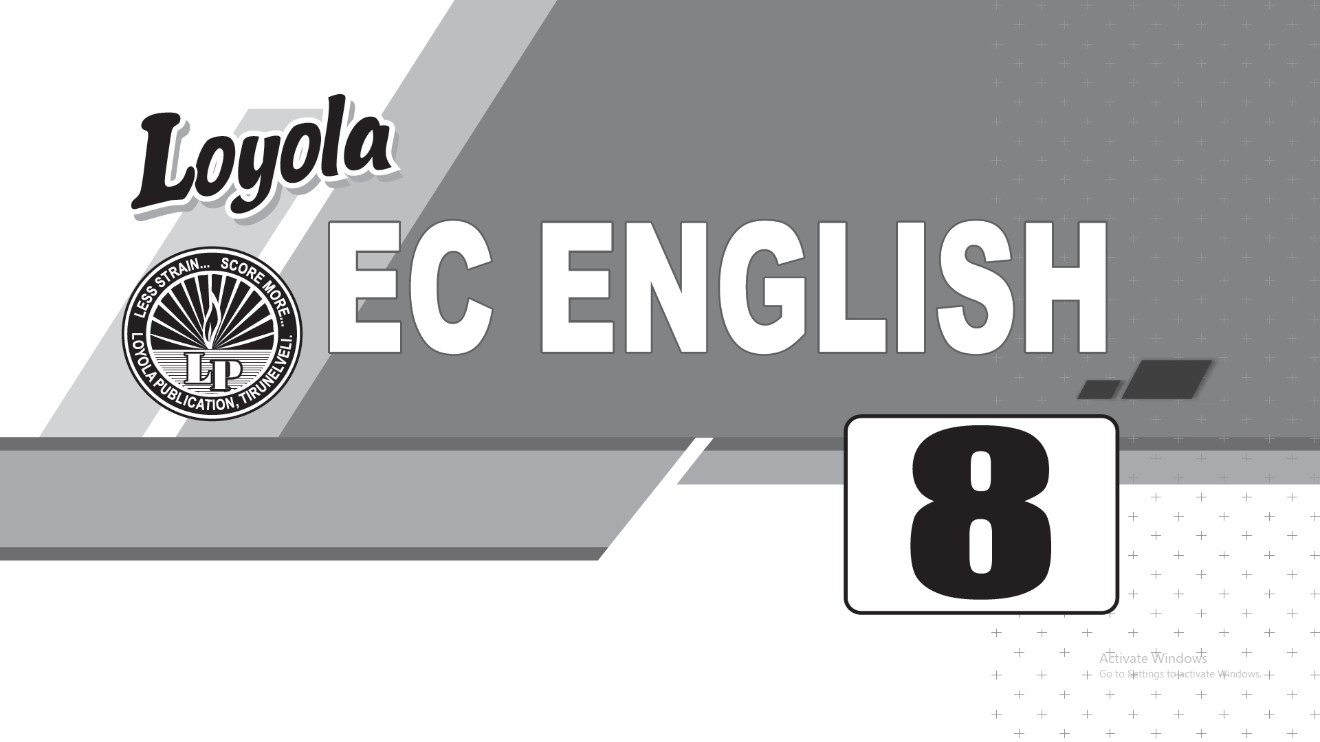 8th English EC Loyola Guide New Edition 2024 - 2025 : Kalvi Nesan