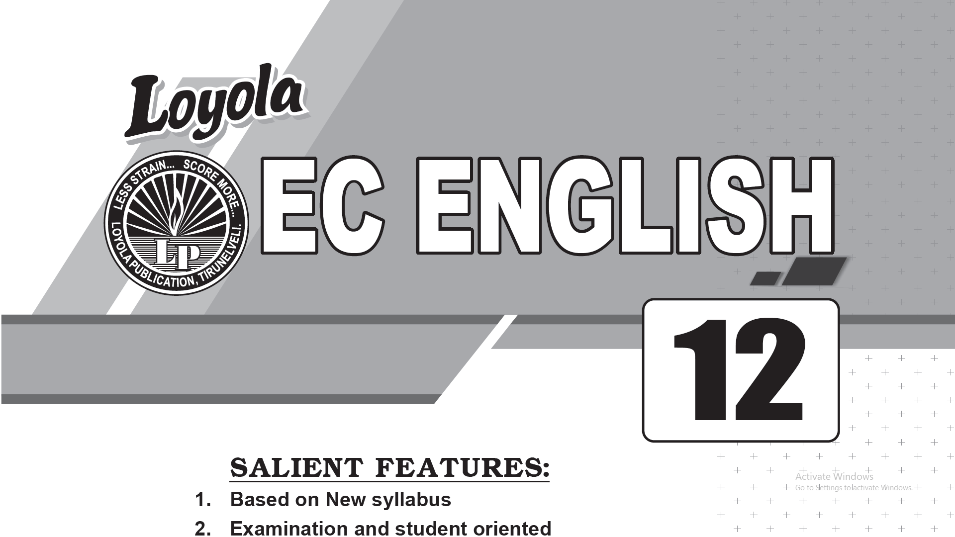 12th English EC Loyola Guide New Edition 2024 - 2025 : Kalvi Nesan
