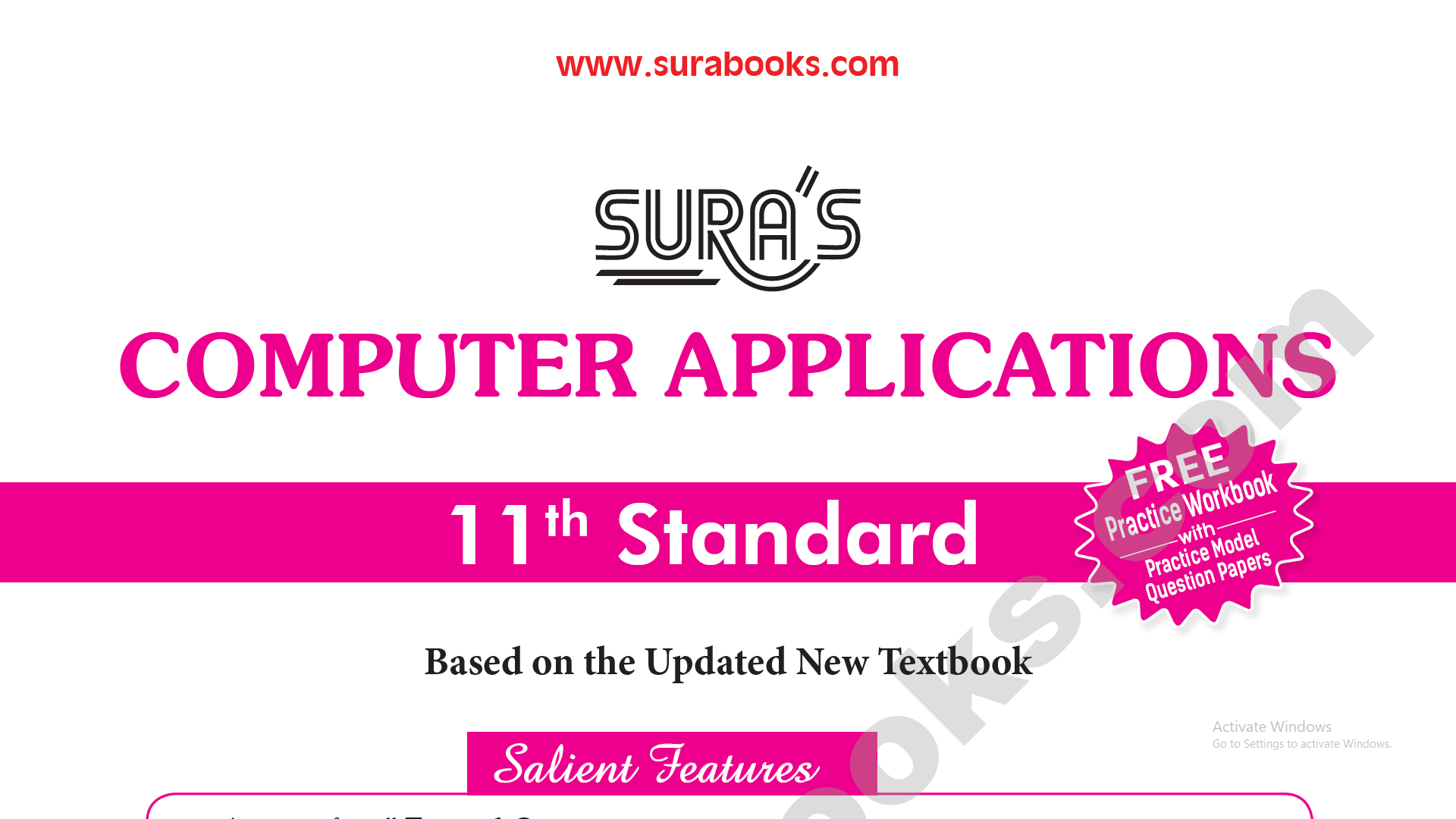 11th Computer Applications Sura Guide English Medium 2024 -25 : Kalvi Nesan