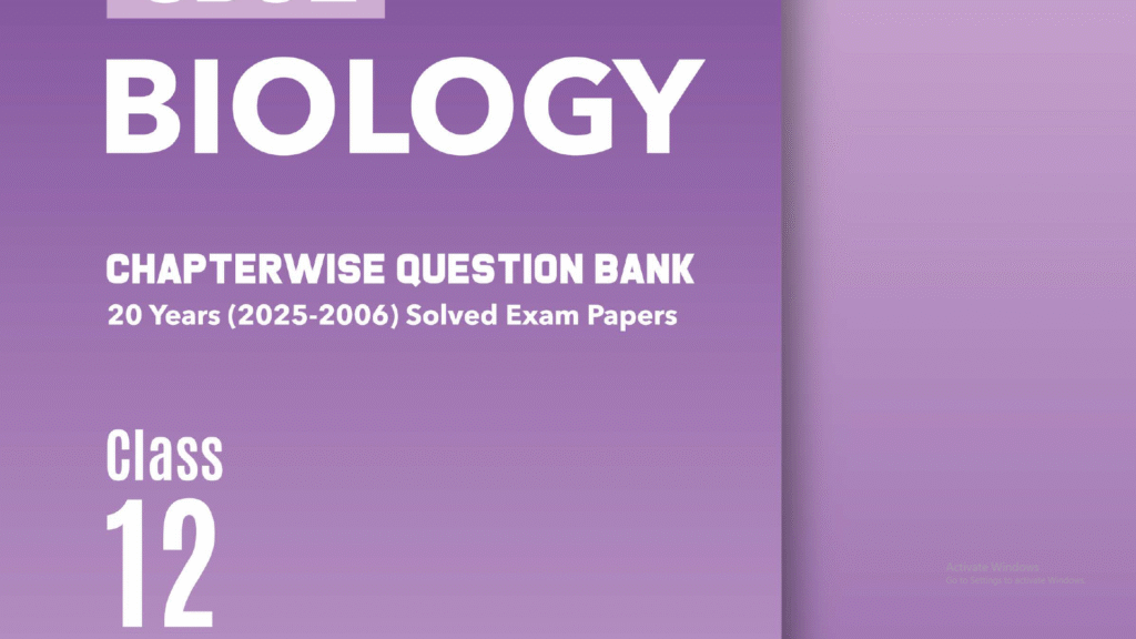 12th Biology CBSE Chapter wise Question Bank 2025 - 2026 : Kalvi Nesan
