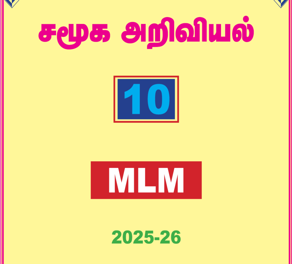 10th Social Science MLM (Minimum Learning Material) Tamil Medium 2025 ...